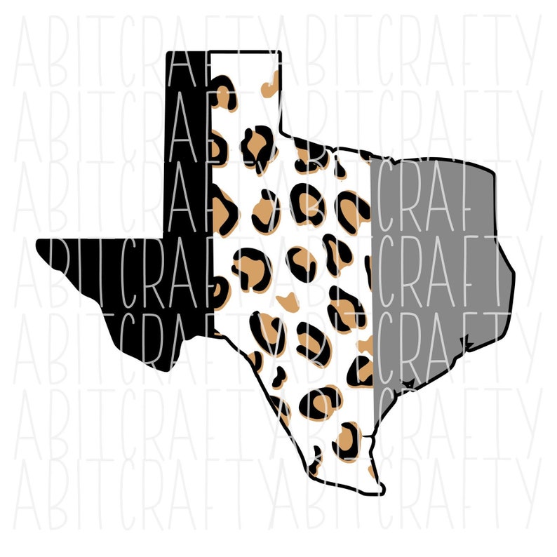 Leopard Texas Png Svg Sublimation Digital Download Vector - Etsy