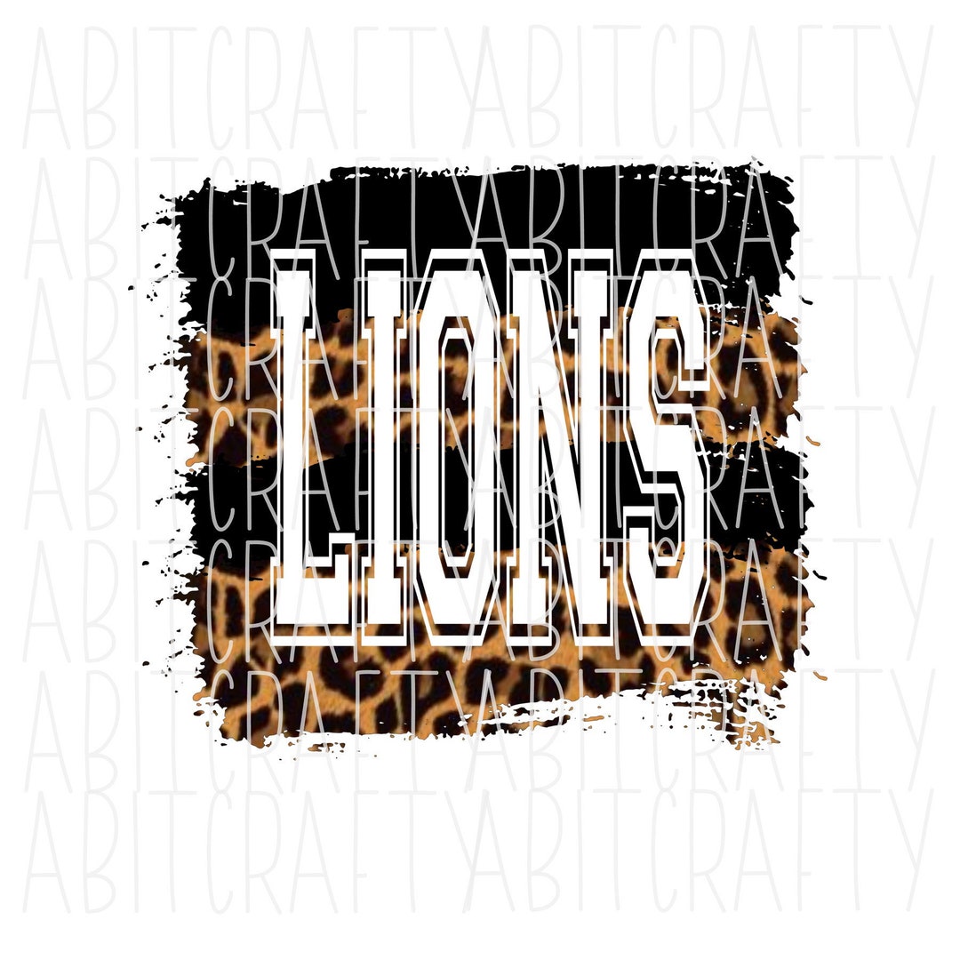 Leopard Lions Png/mascot/back to School/teacher Shirt/paraprofessional ...