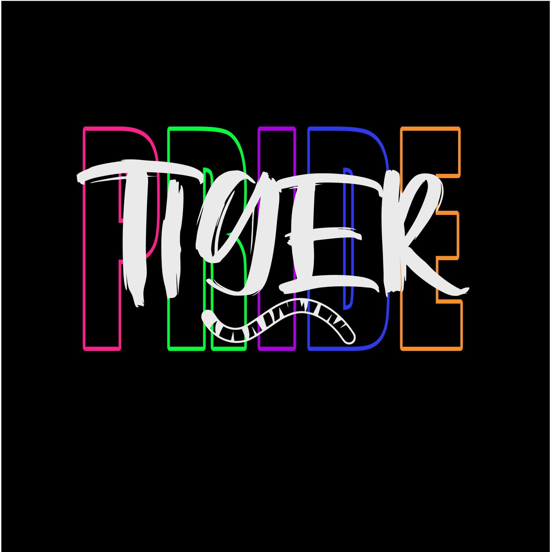 Tigers Pride Mascot SVG, Png/sublimation Digital Download, Cricut ...