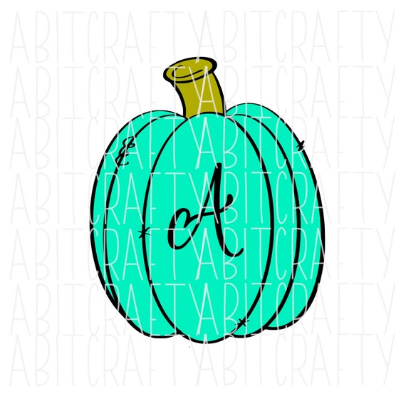 Letter A Fall Pumpkin Svg Png Sublimation Digital Download | Etsy