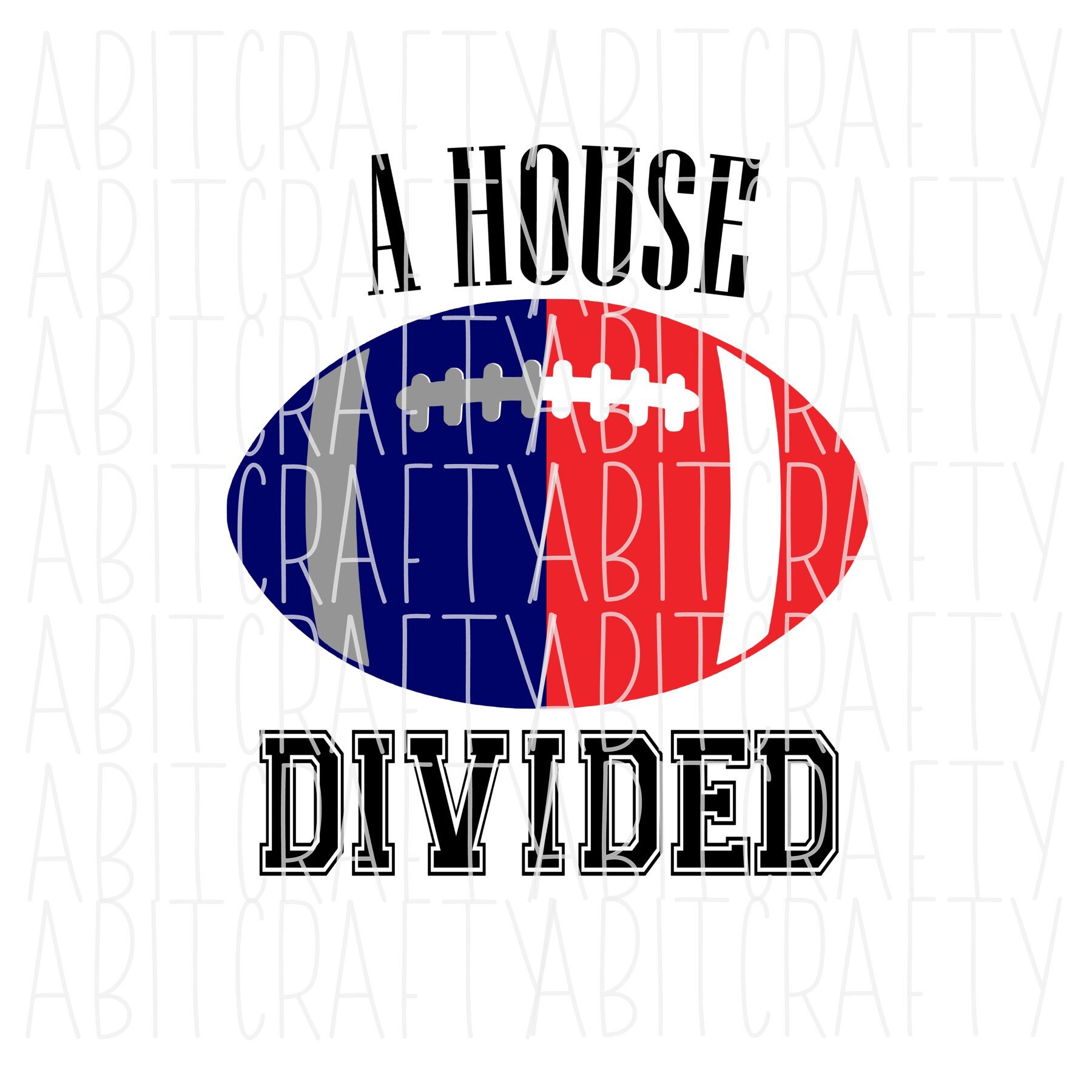 Split Football Png, Digital Download, Sublimation, Silhouette, Cricut ...