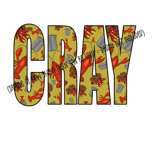 Crawfish Repeat Digital Pattern Png, Jpeg, Sublimation, Digital ...