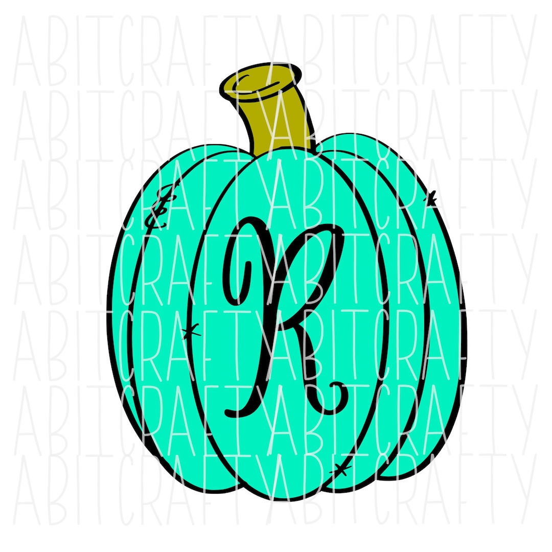Letra R Fall Pumpkin svg, png, sublimación, descarga digital - Etsy España
