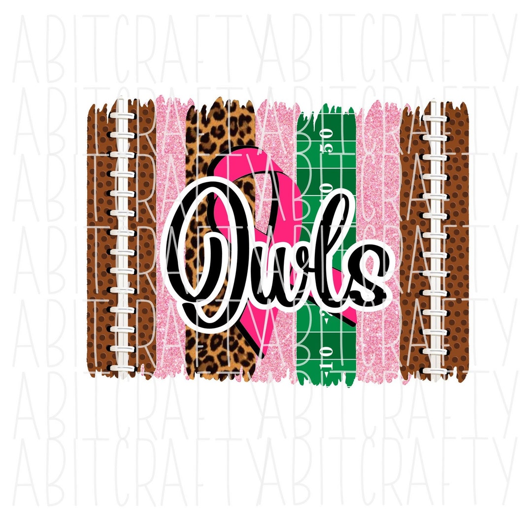 Go Owls/cancer Awareness/football/fight/cure Png/mascot/digital ...