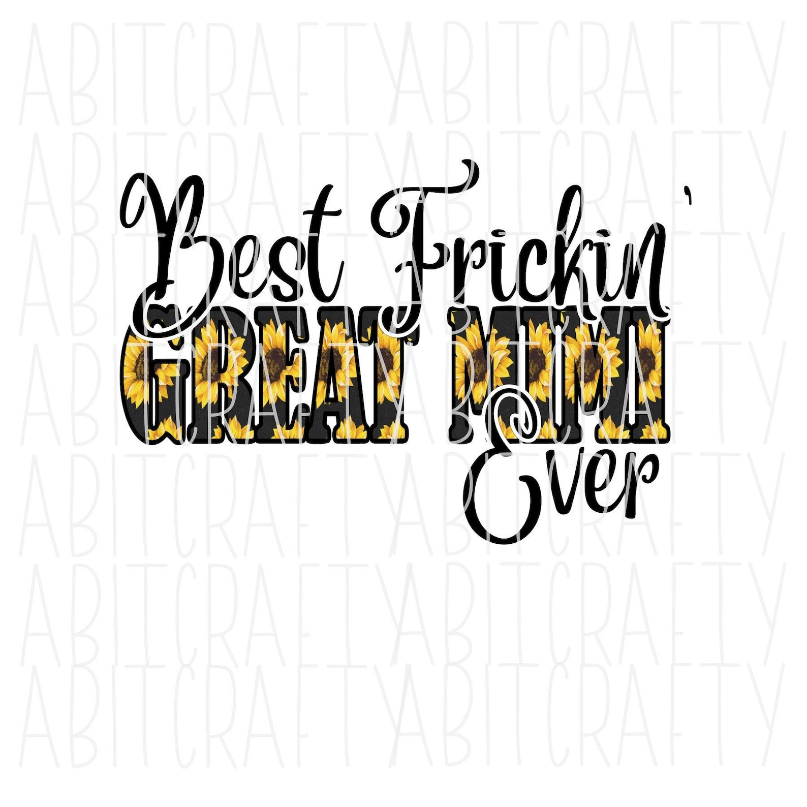 Best Great Mimi/mother's Day/sunflowers/spring PNG | Etsy