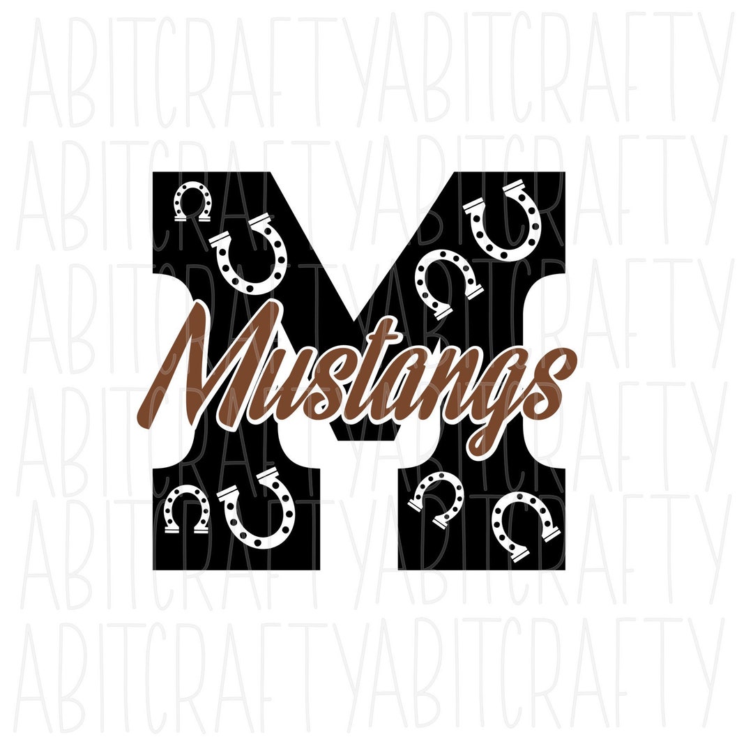 Mustangs SVG, Png/sublimation Digital Download, Cricut, Silhouette ...