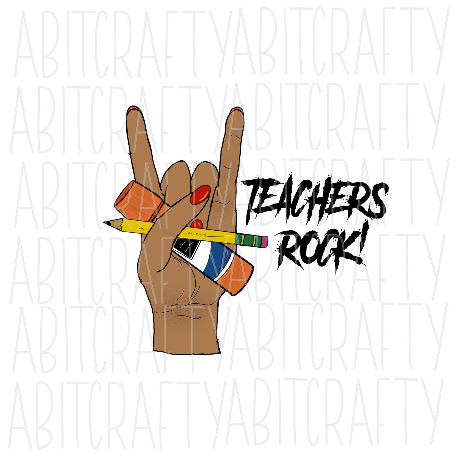 TEACHERS ROCK Png/sublimation/digital Download Cricut - Etsy