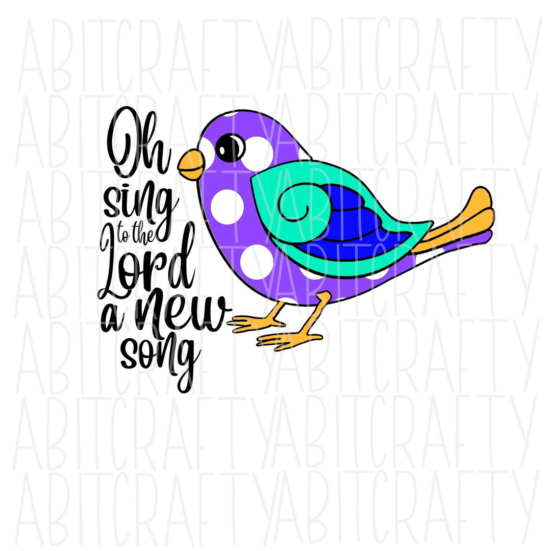 Oh Sing SVG, PNG Sublimation, Digital Download, Cricut, Silhouette ...