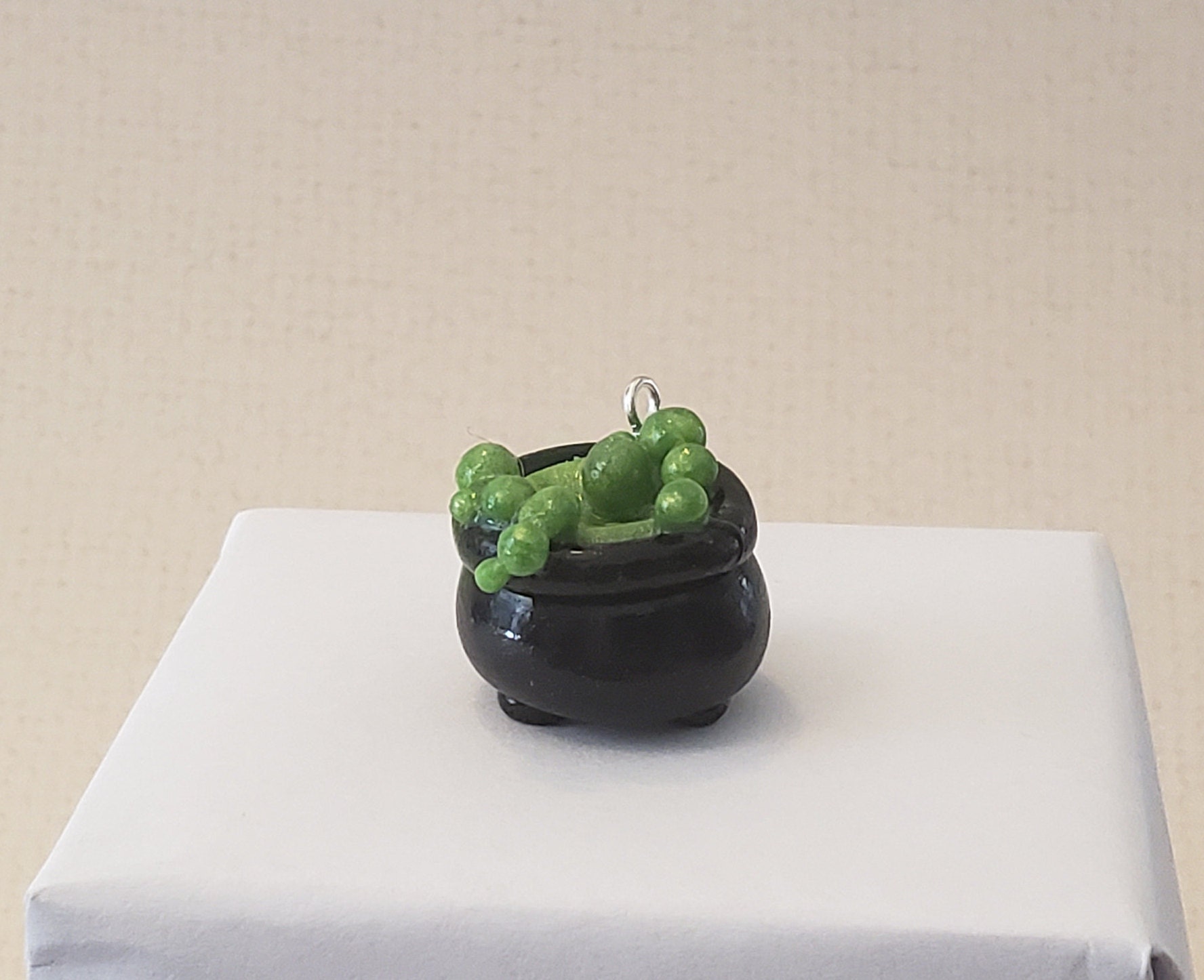 Witches Cauldron Polymer Clay Charm - Etsy UK