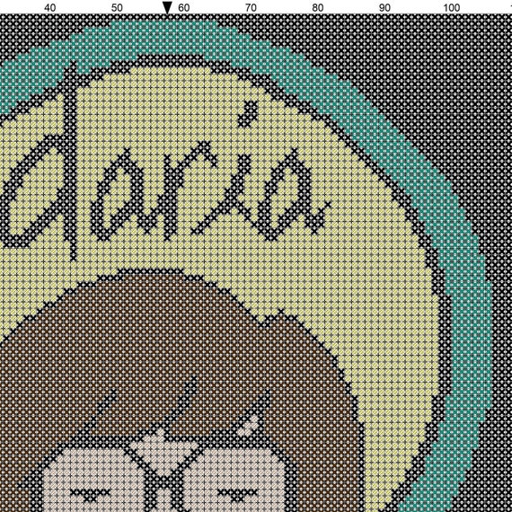 Daria Cross Stitch Pattern - Etsy