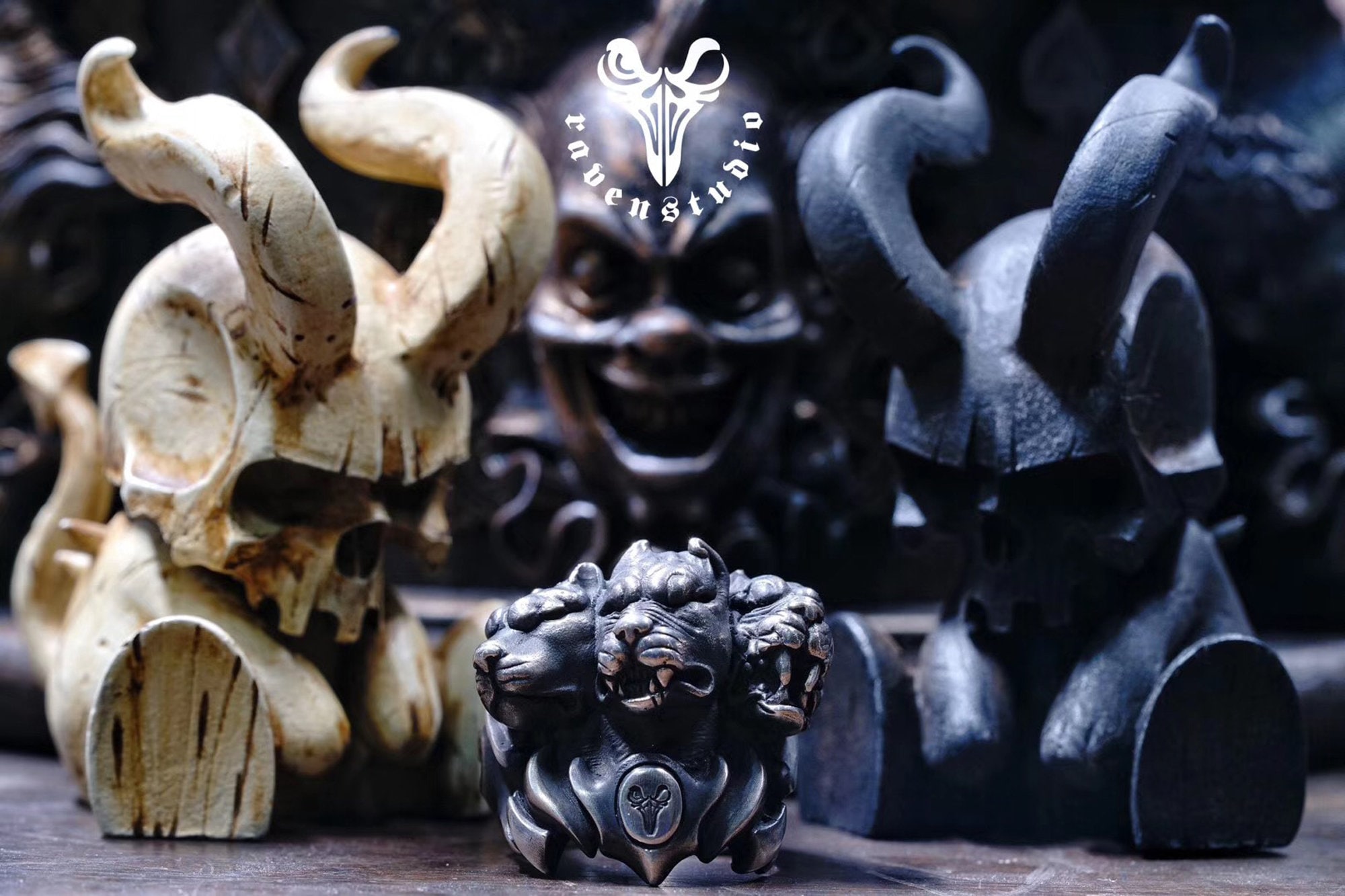 Cerberus Ring - Cerberus Lord of Underworld - Netherworld Guard Dog ...