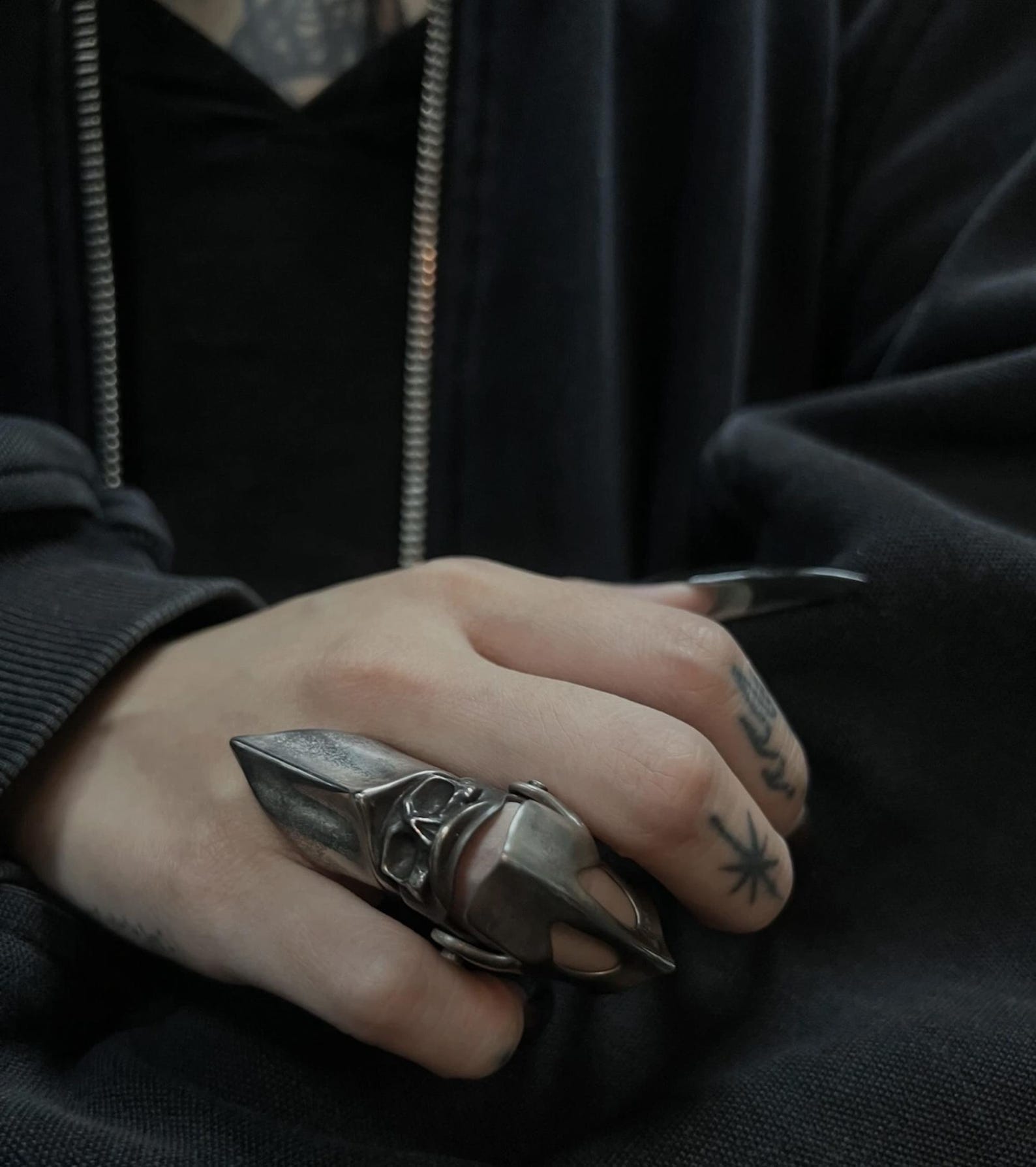 Knight Armour Silver Ring/ Skull and Knight/ Life and Loyalty/ Modern ...