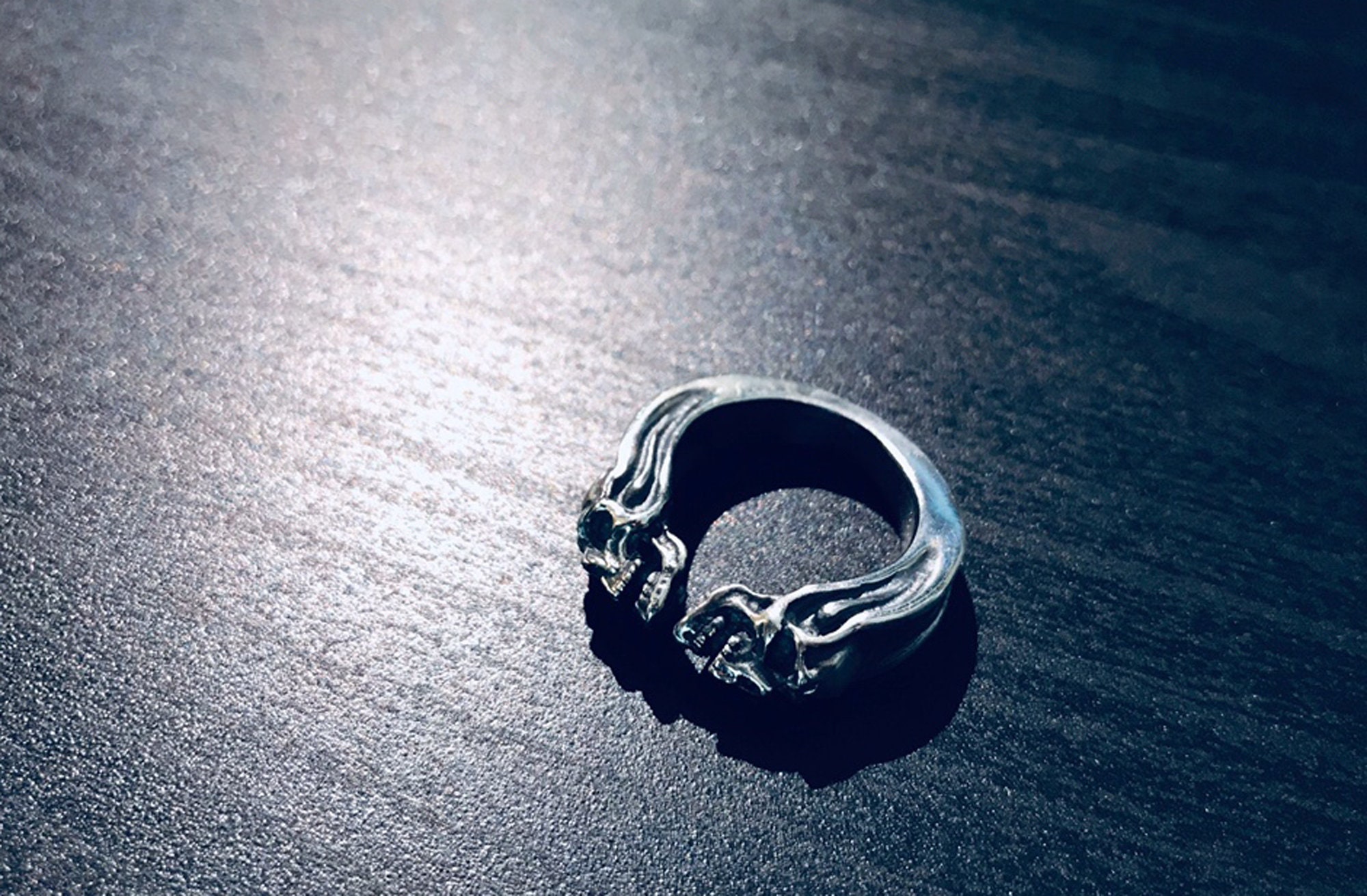 Adjustable Gemini Silver Ring Prometheus spaceship Silver | Etsy