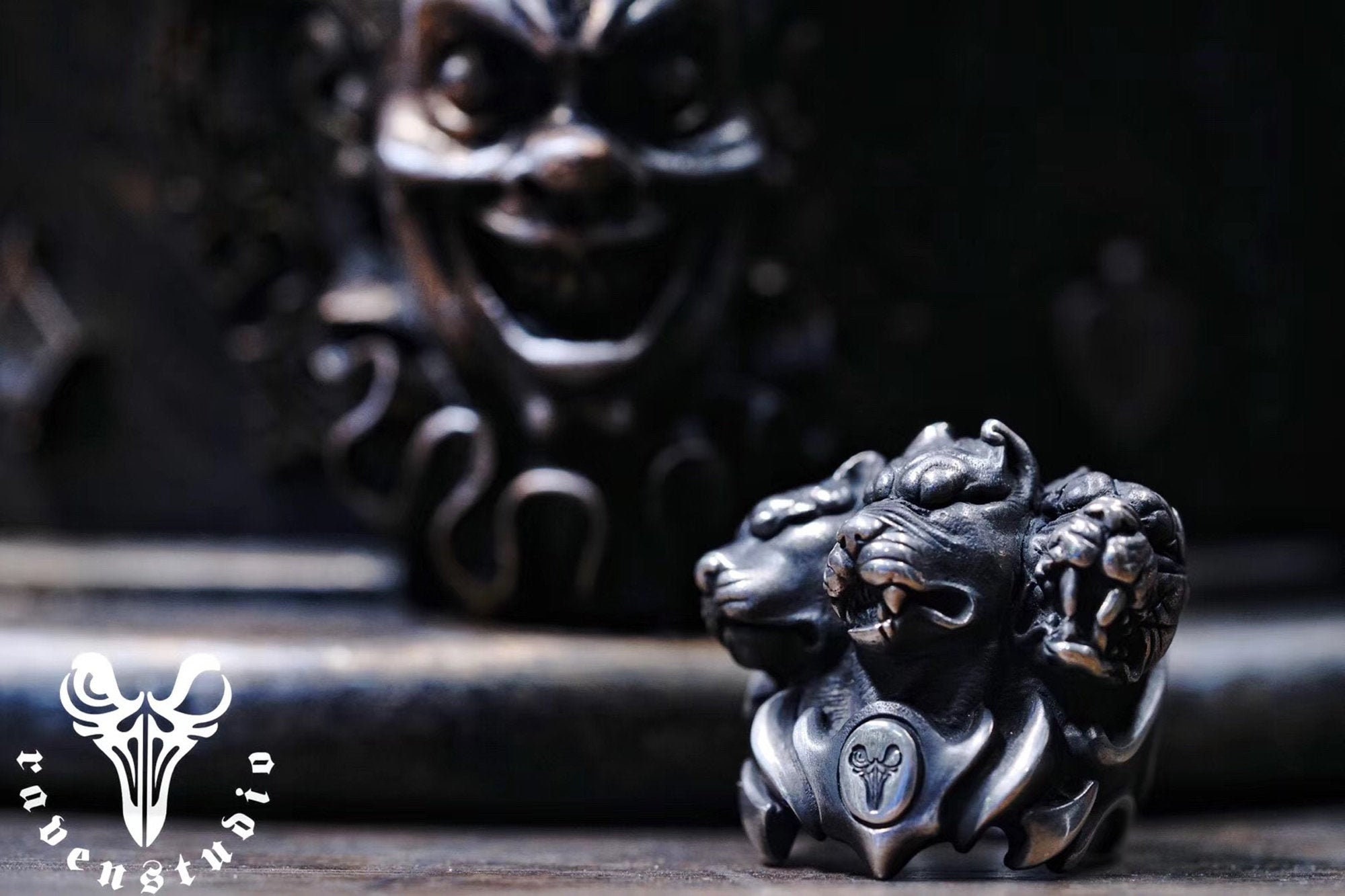 Cerberus Ring - Cerberus Lord of Underworld - Netherworld Guard Dog ...