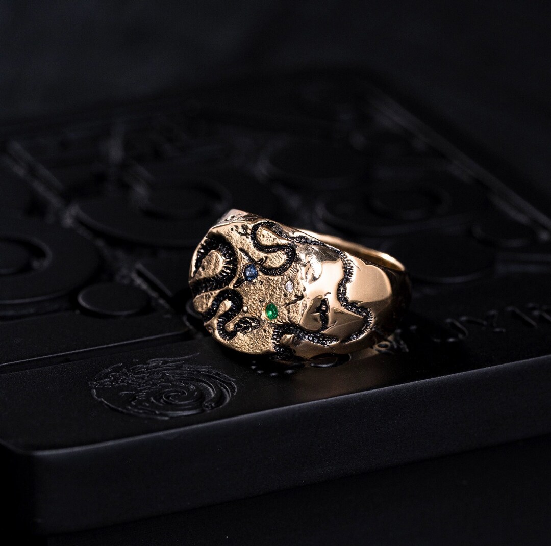 Limited Edition LOONG Tail Ring/ Snake Fossils Tail Ring/ Luxury Tail ...