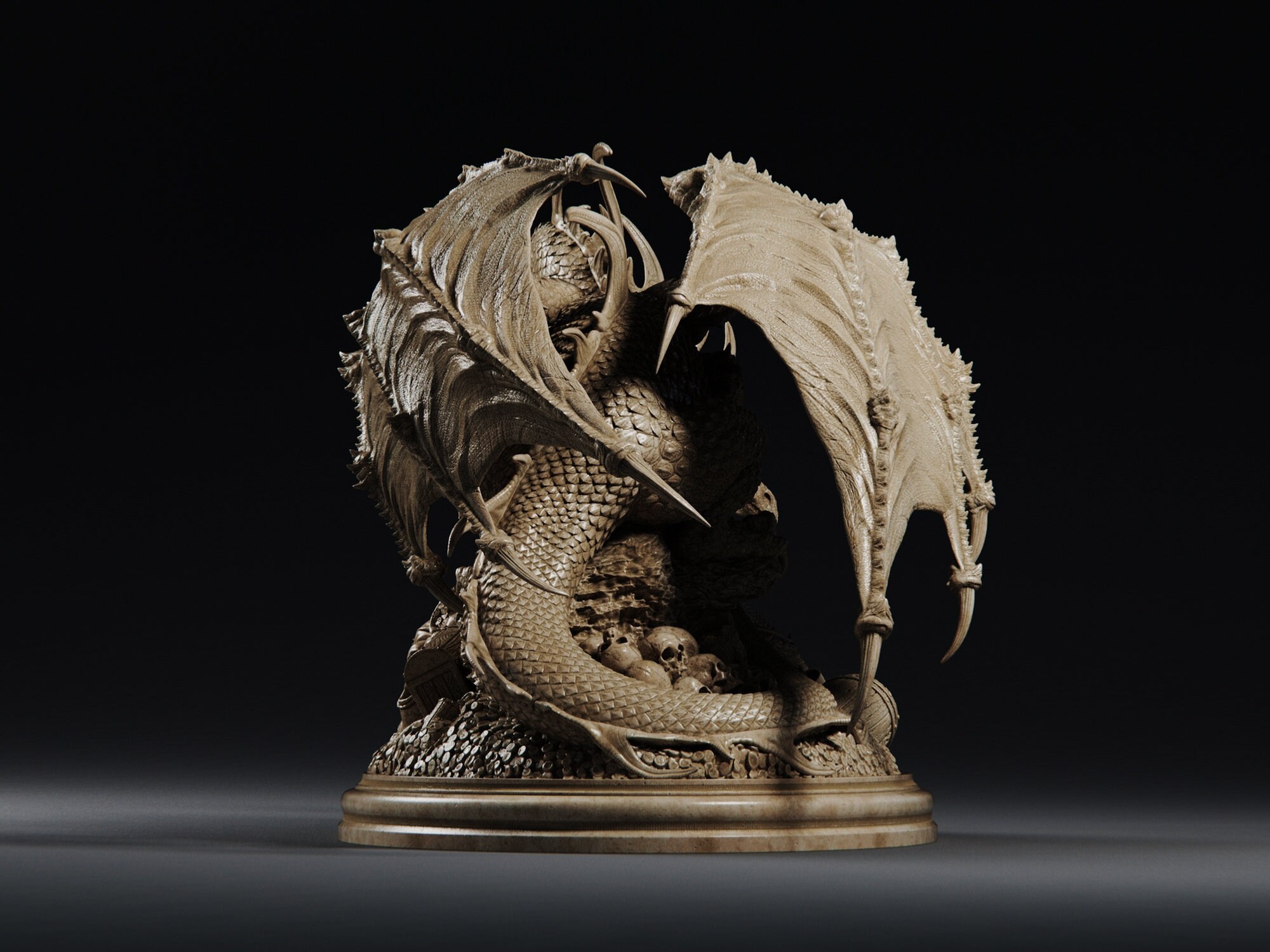 Bronze Sculpture of Smaug / the Hobbit: the Desolation of - Etsy