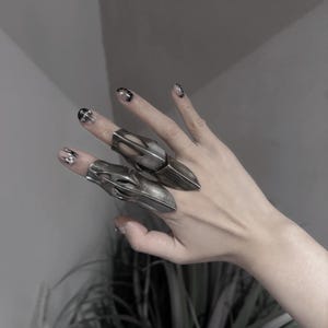 Knight Armour Silver Ring/ Skull and Knight/ Life and Loyalty/ Modern ...