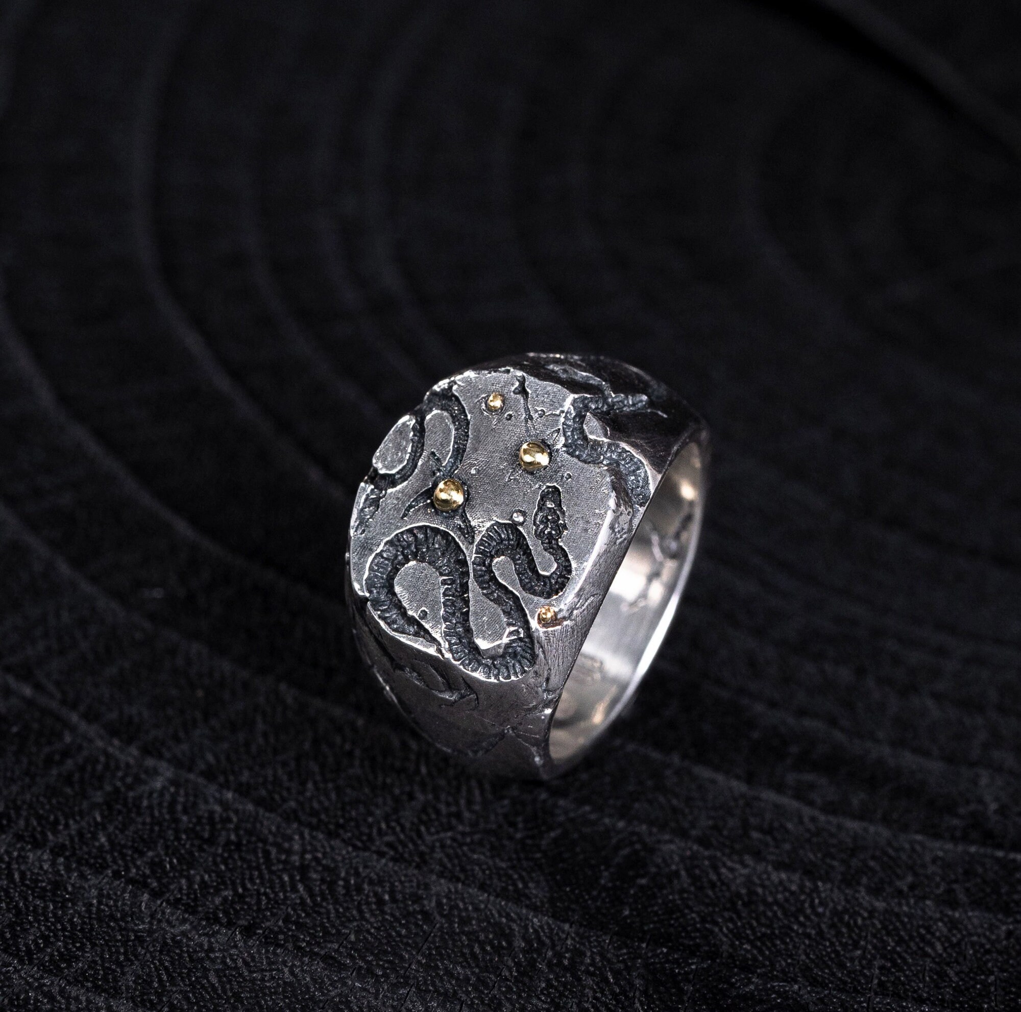 Limited Edition LOONG Tail Ring/ Snake Fossils Tail Ring/ Luxury Tail ...