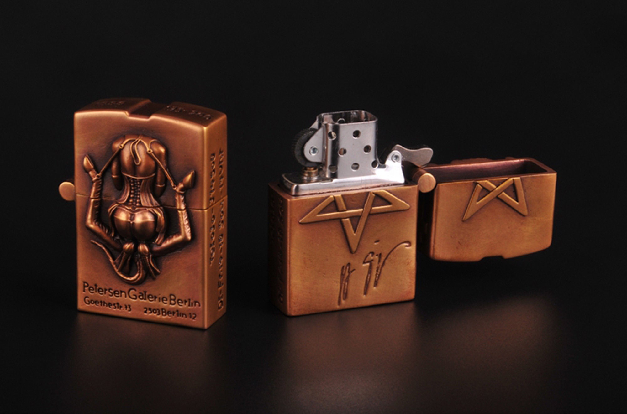 HR Giger's Satan Bride Lighter/ Bronze Lighter/ Silver - Etsy