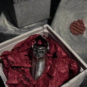 Knight Armour Silver Ring/ Skull and Knight/ Life and Loyalty/ Modern ...