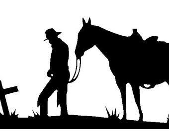 Cowboy stencil | Etsy