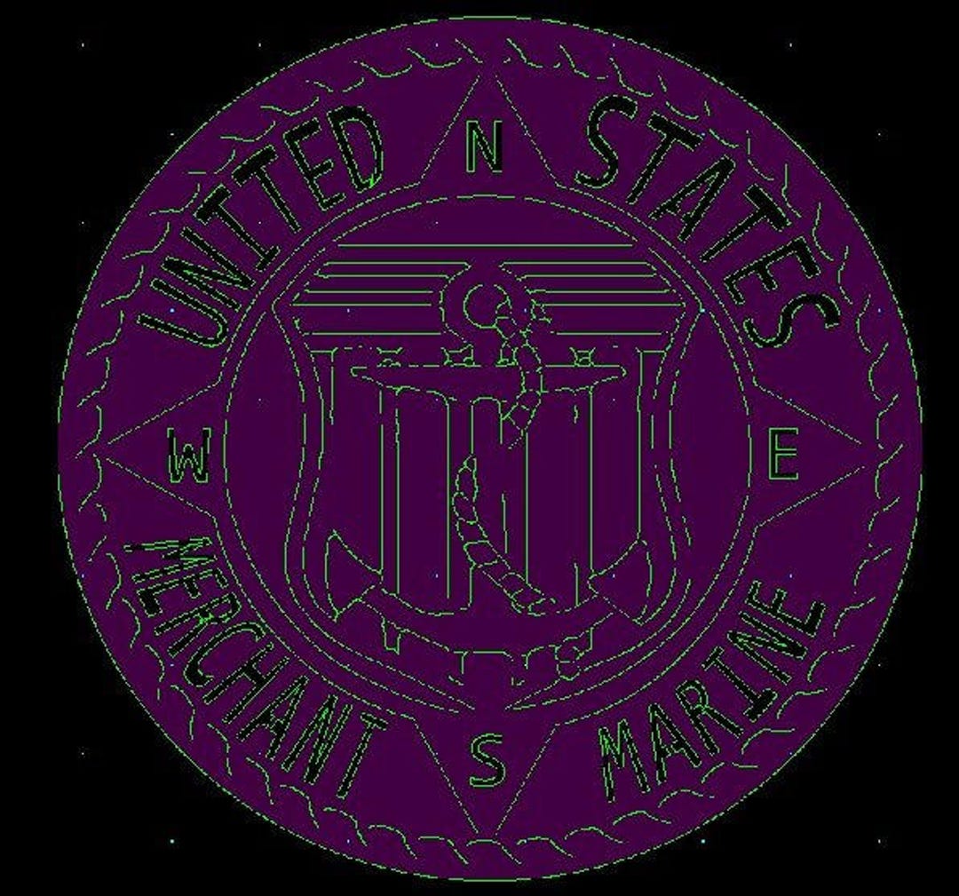 Merchant Marines DXF File for CNC Machines - Etsy