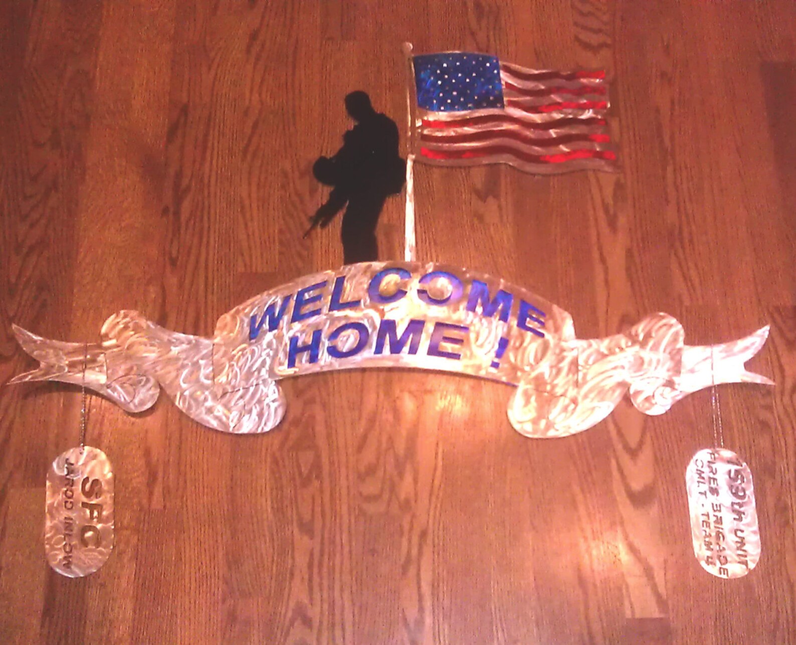 Welcome Home Soldier DXF File - Etsy