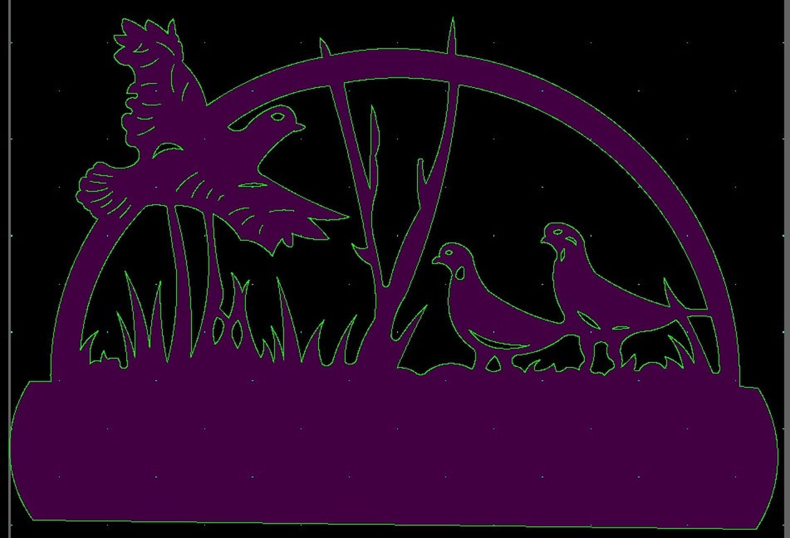 Quail Farm DXF File for CNC Laser, Plasma, Router, Waterjet - Etsy