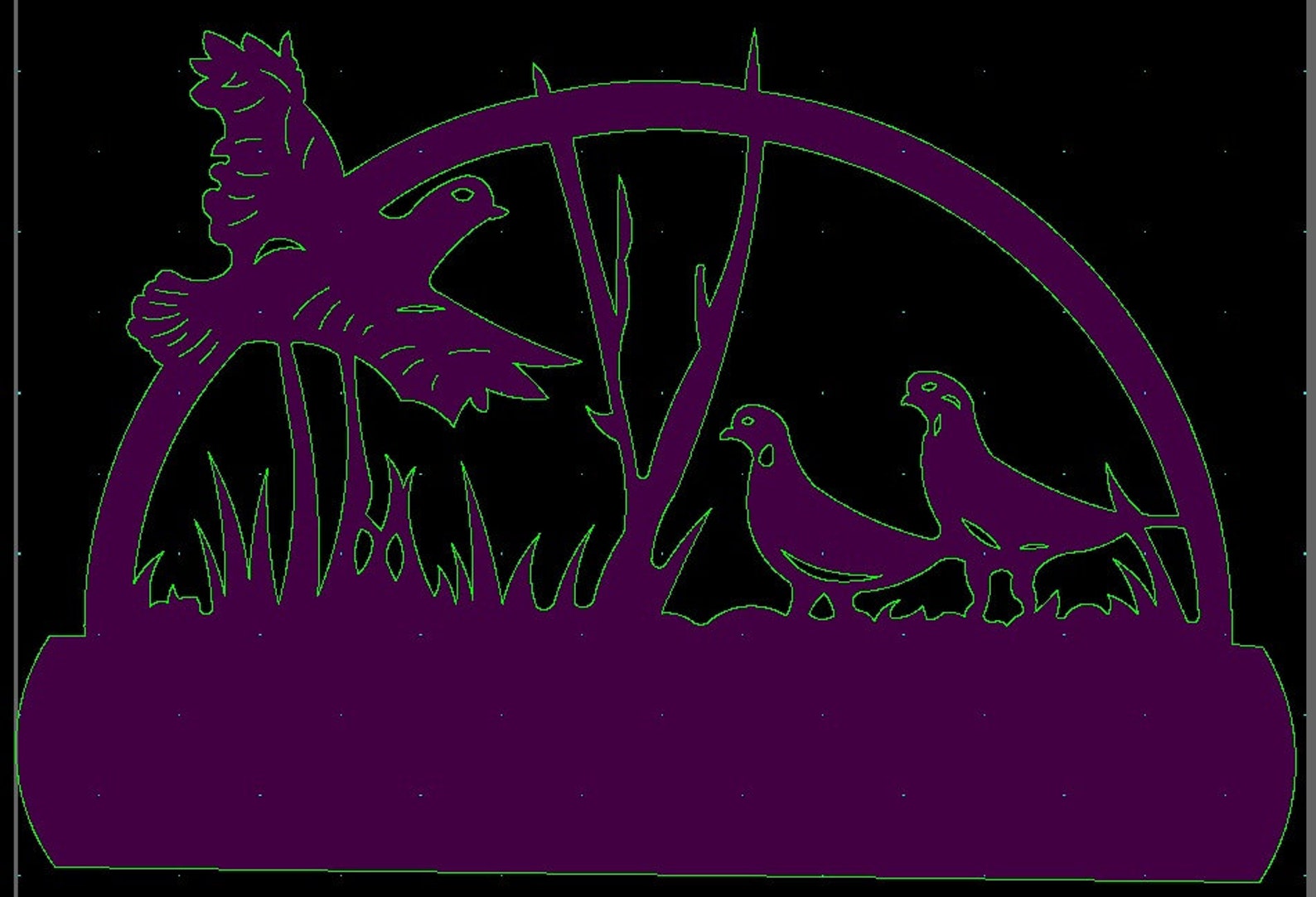 Quail Farm DXF File for CNC Laser Plasma Router Waterjet - Etsy Sweden