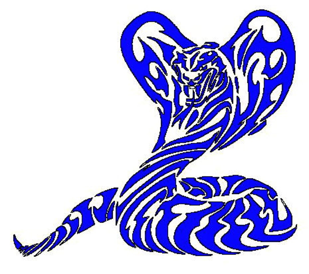 Cobra Tribal DXF File for CNC Plasma, Laser, Router, Waterjet - Etsy