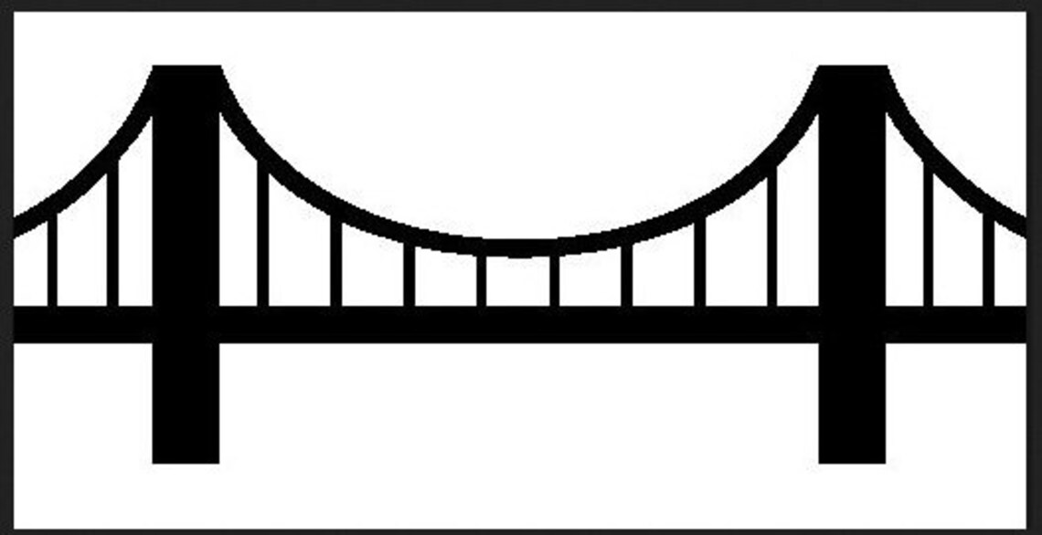 Bridge DXF file for you CNC laser plasma router waterjet | Etsy