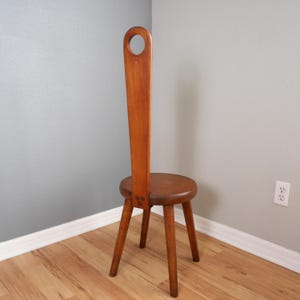 Vintage William Fetner Style Keyhole Chair - Etsy