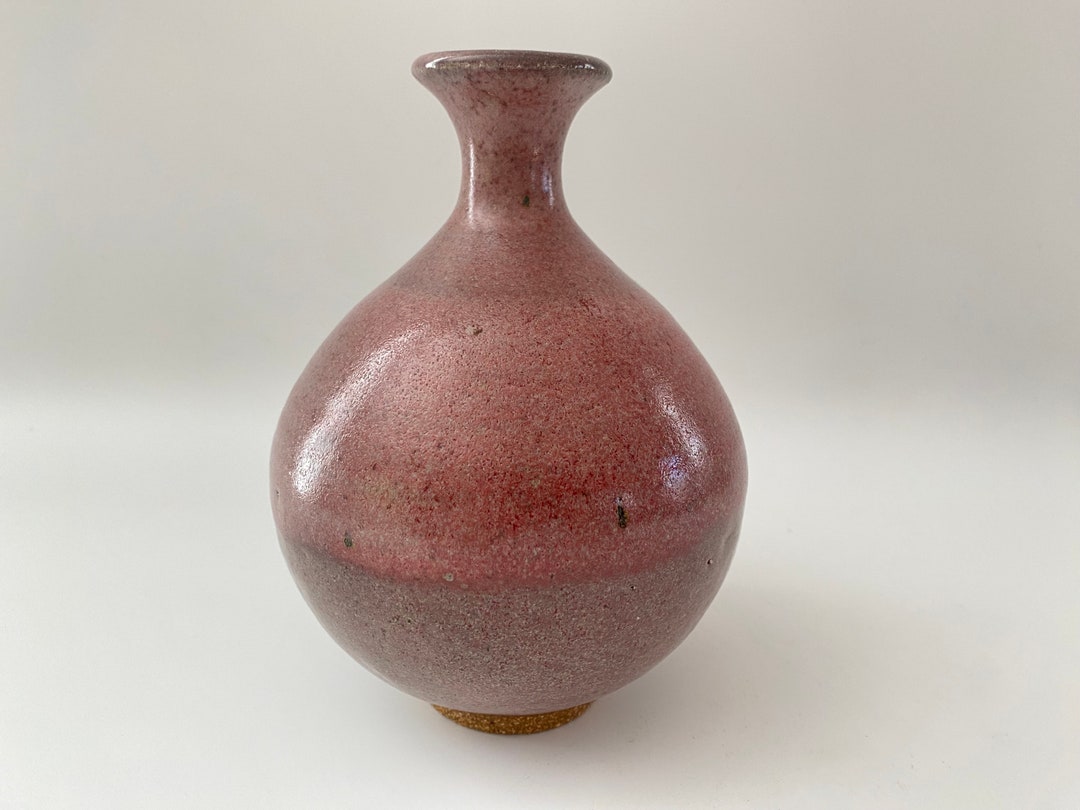 Vintage Studio Pottery Budvase Weed Pot in Dusty Pink - Etsy