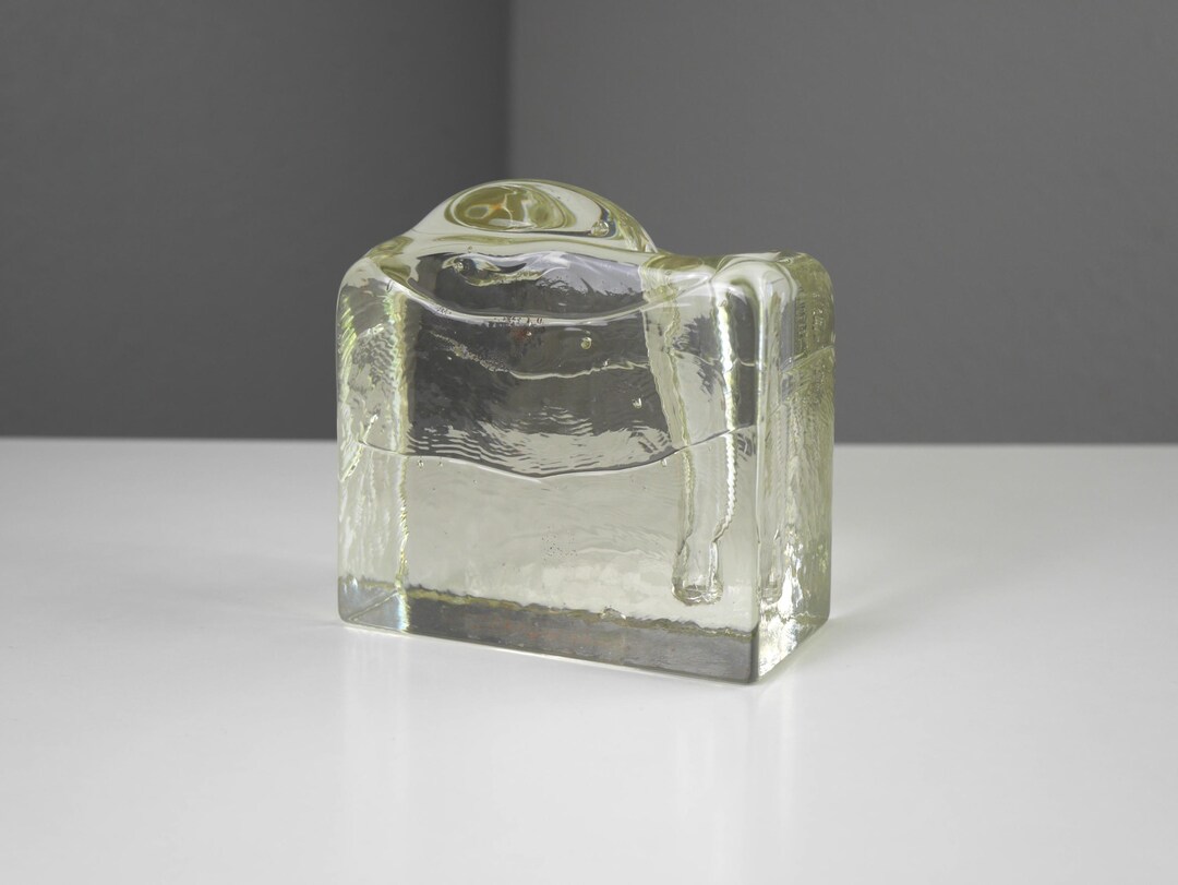 Pukeberg Sweden Style Abstract Glass Bud Vase - Etsy