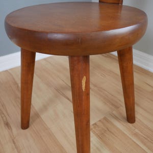 Vintage William Fetner Style Keyhole Chair - Etsy