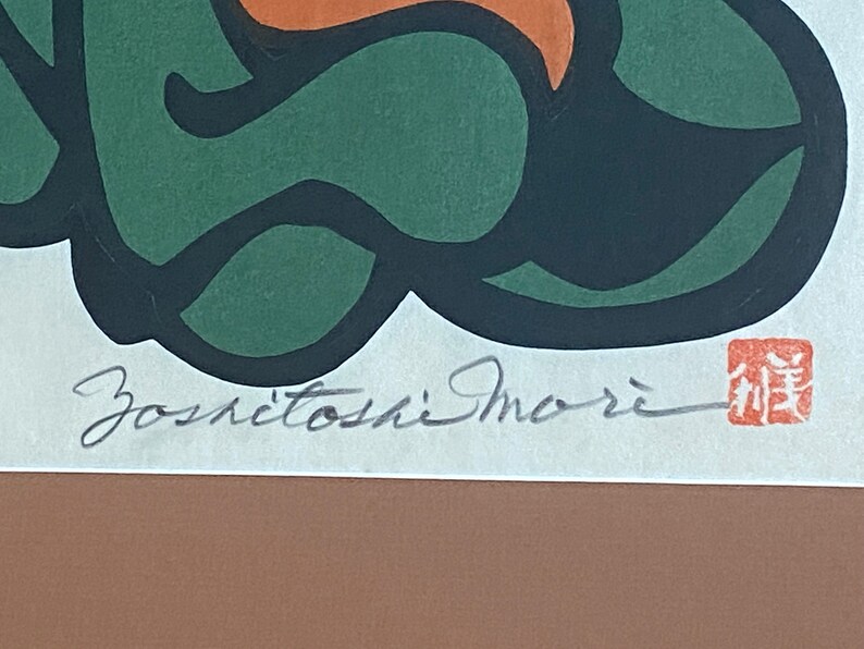 Yoshitoshi Mori Original Signed Stencil Print Geisha With Tea Bowl - Etsy