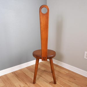 Vintage William Fetner Style Keyhole Chair - Etsy