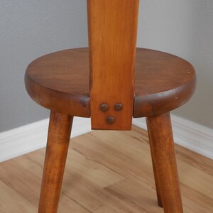 Vintage William Fetner Style Keyhole Chair - Etsy