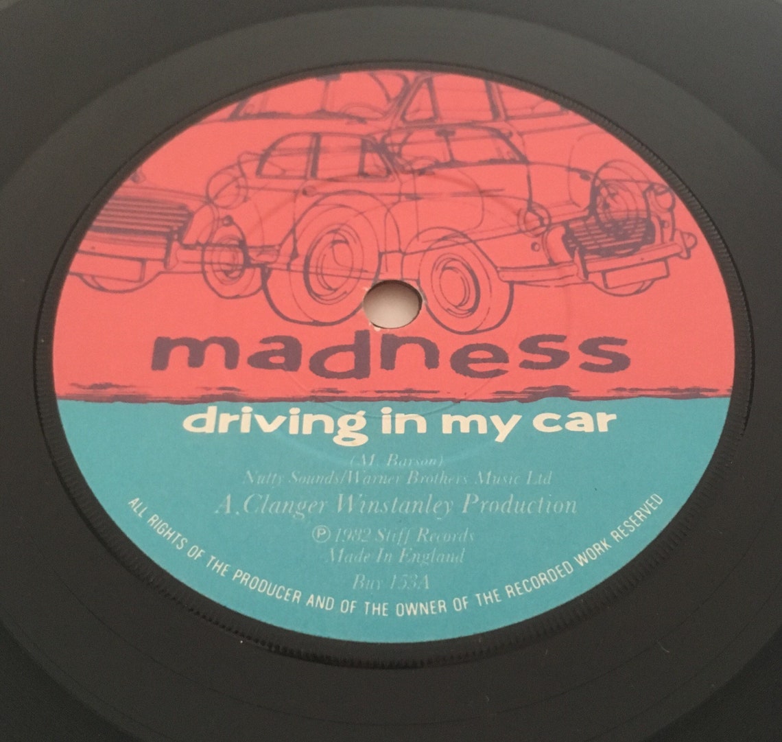 Madness driving in My Car Framed Vinyl Record - Etsy