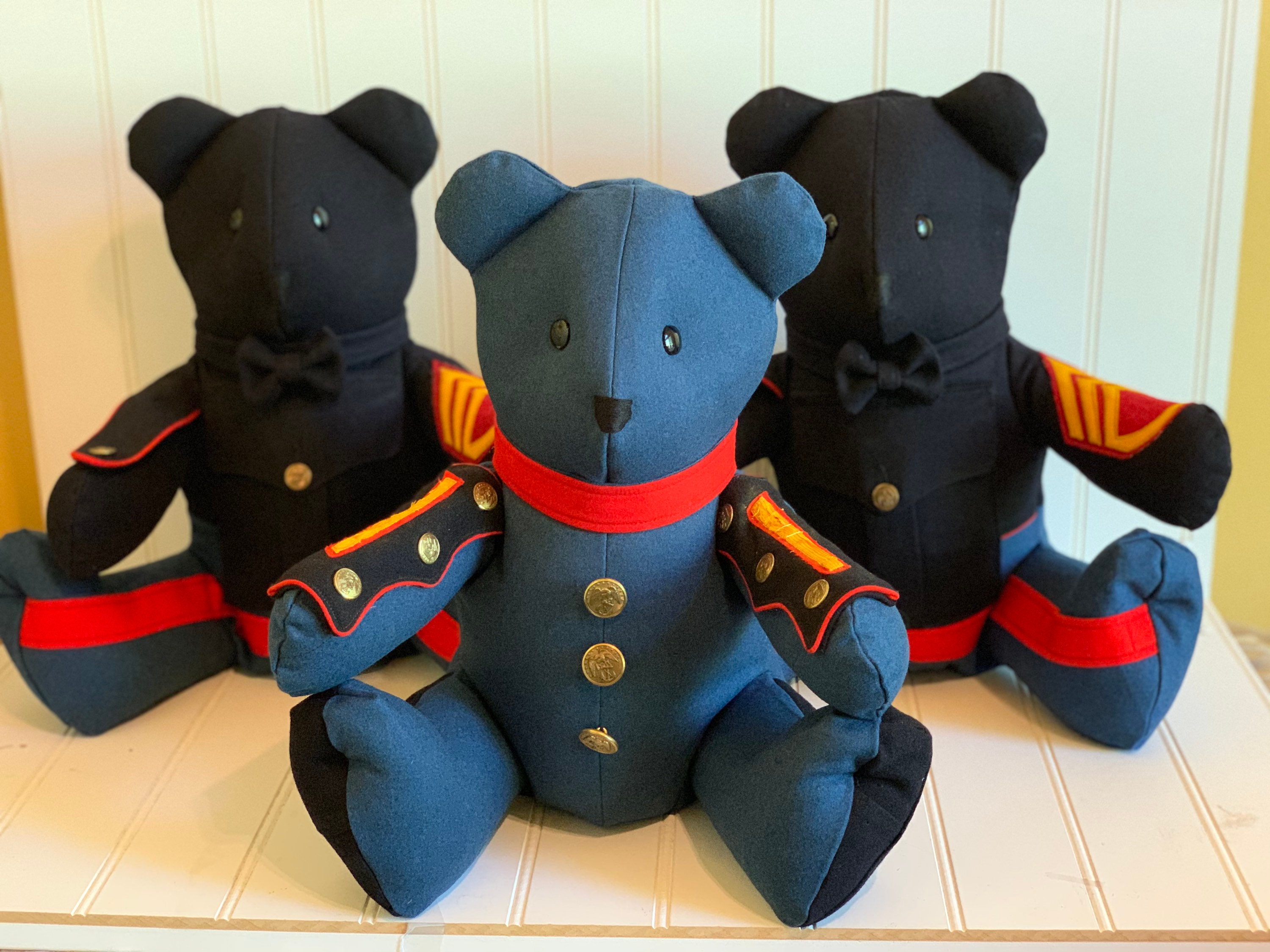 Memory Military Bear - Etsy