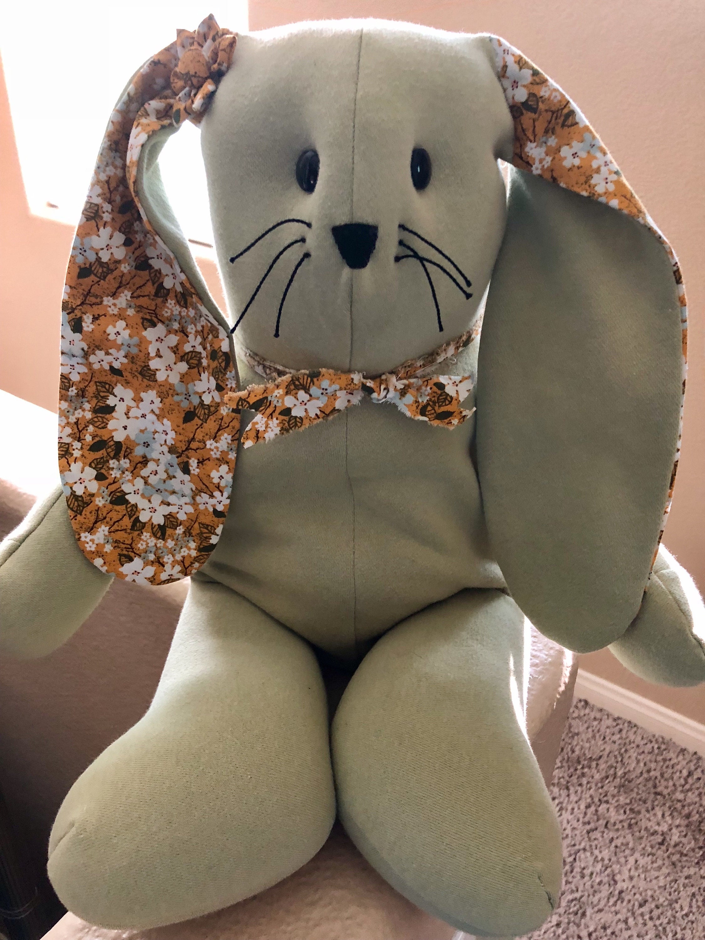 Memory Bears or Bunny Keepsake Animals Made From Your - Etsy