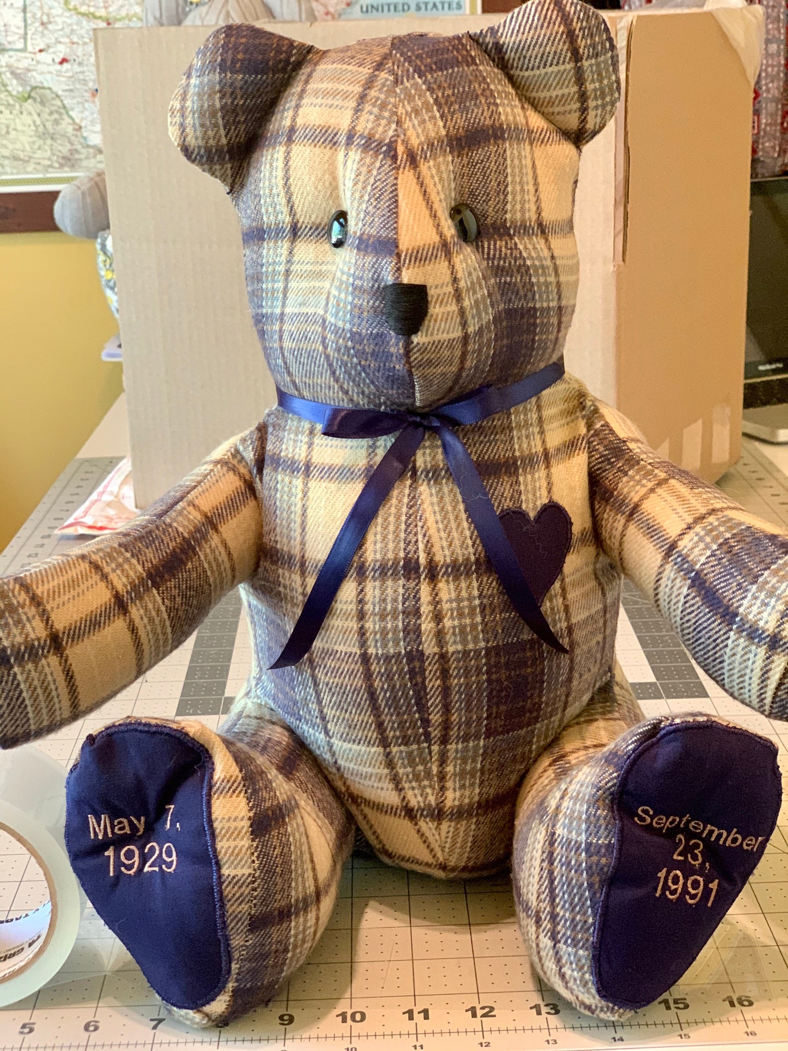Memory Bears Keepsake Teddy Bears Custom Made From Your Loved - Etsy