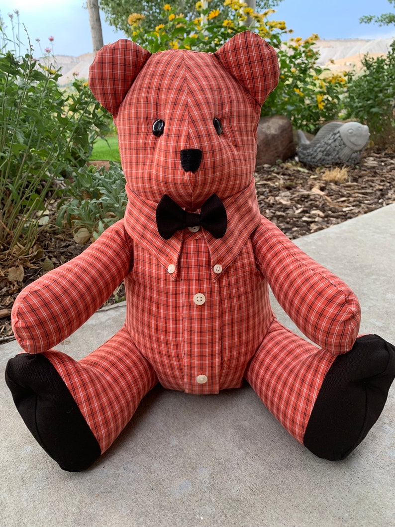 Memory Bears Keepsake Teddy Bears Custom Made From Your Loved - Etsy