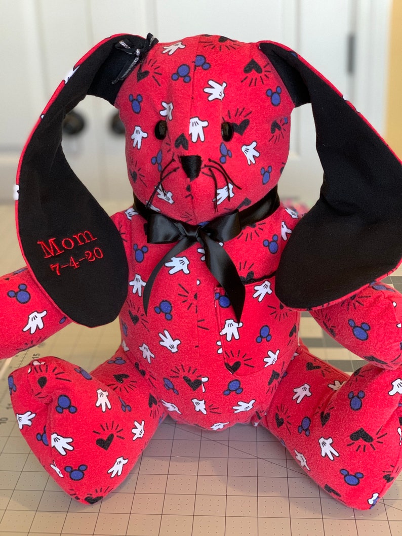 Memory Bears or Bunny Keepsake Animals Made From Your - Etsy