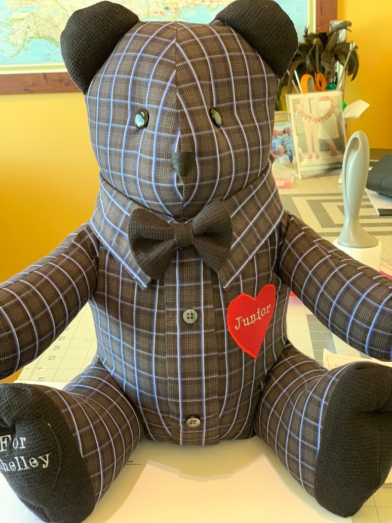 Memory Bears Keepsake Teddy Bears Custom Made From Your Loved - Etsy