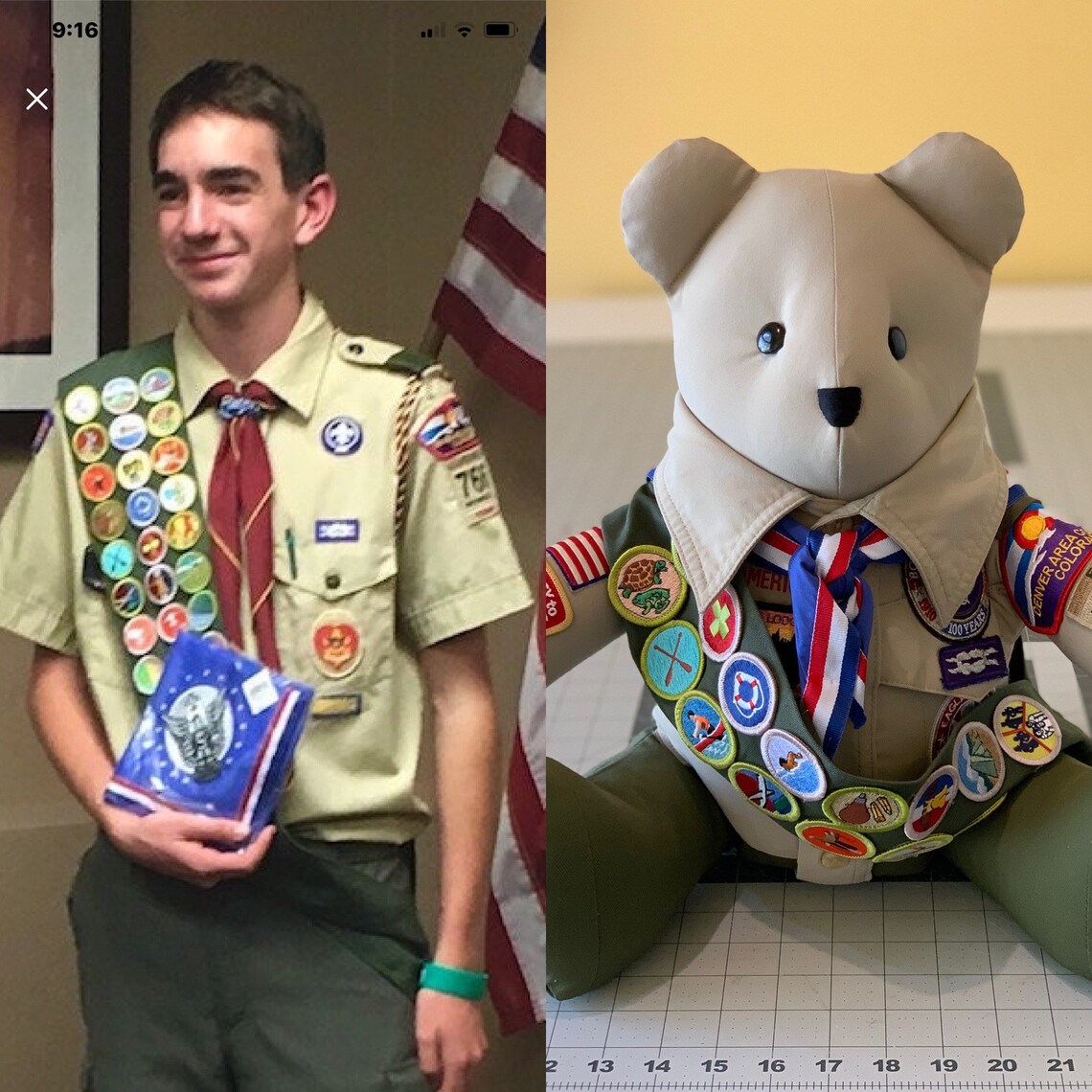 Memory Military Bear - Etsy