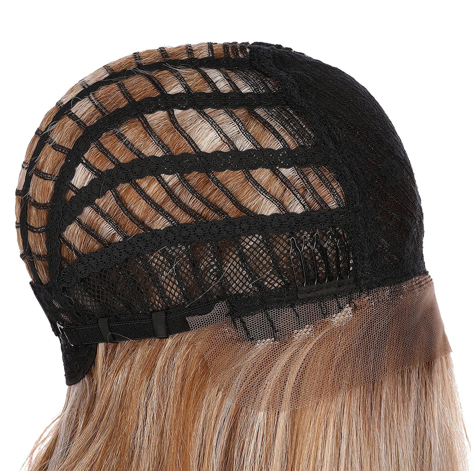 24 Inch Straight Lace Front Side Part Dark Root Long Wig - Etsy