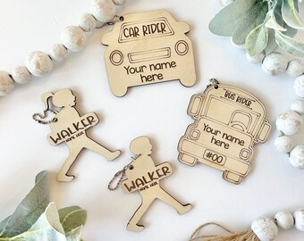 School Car Tags - Etsy