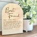 Best Friend - Boho Wood Sign - a Thoughtful Gift Your Best Friend ...