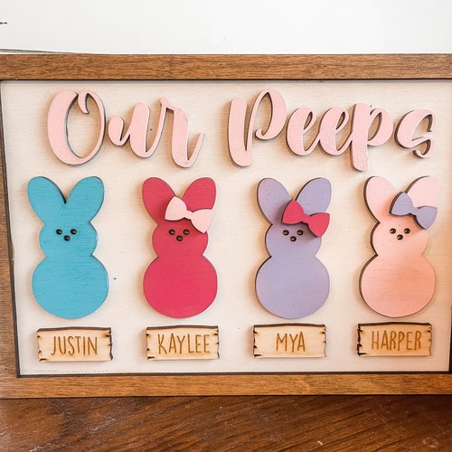 Our Bunnys Personalized Bunny Family Decor Bunny Farmhouse - Etsy